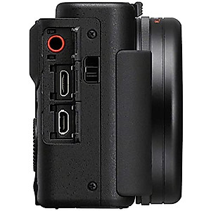 Sony ZV-1 Digital Camera Bundle with Water Resistant Gadget Bag, Monopod, 64GB Memory Card, Card Reader + More | Point & Shoot Camera for Content Creators, Vlogging and YouTube