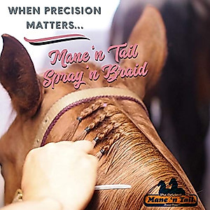 Mane 'n Tail Ultimate Gloss Shampoo and Conditioner 32 Ounce Each with 4 OunceDetangler Spray, Spray 'n White, Spray'n Braid