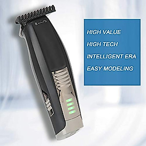 Dioche Electric Hair Clipper, USB Rechargeable Beard Trimmer Shaver, Cordless Trimmer for Men, Fast Cutting, R Shaped Cutter Head, 600mAh Battery, 85 min Use Time, 2h Charging Time