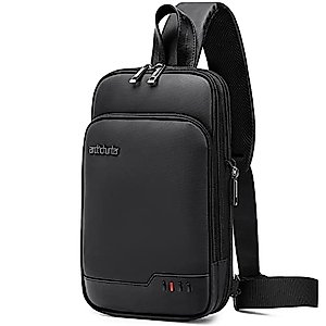Dolomy Sling Backpack Sling Bag Crossbody Shoulder Bag, Multipurpose Chest Bag Travel Hiking Daypack for Men