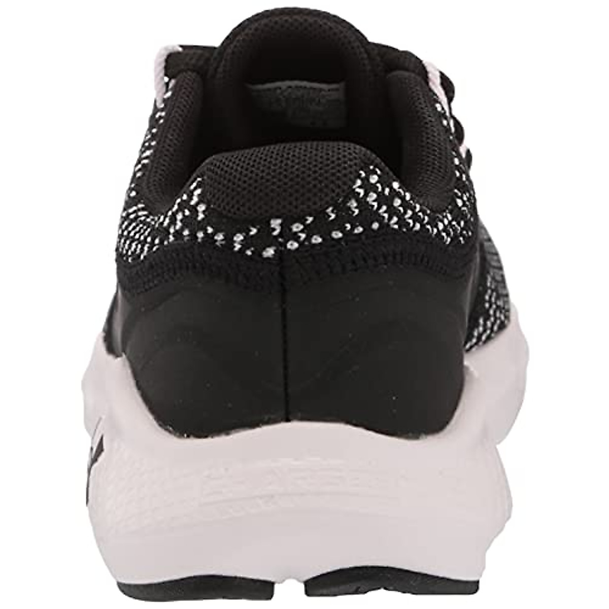 Under Armour Girls' Grade School Charged Vantage Knit, Black (001)/Cool Pink, 6 M US