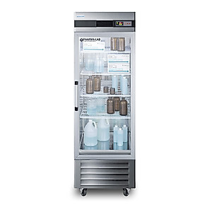 Summit 23 Cu.Ft. Upright Pharmacy Refrigerator Medical - Laboratory - Pharma-Lab 23 cu.ft. all-refrigerator with glass door