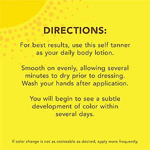 Jergens Natural Glow Self Tanner Lotion, Daily Sunless Fake Tanning, Medium to Deep Skin Tone, Daily Moisturizer, featuring Antioxidants and Vitamin E, 7.5 oz