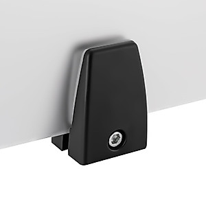 2 Pack Desk Privacy Panels,Modern Dual Frosted Plexiglass 24 x 18 inch Clamp-on Desk Privacy Panels,Acrylic Cubicle Desk Dividers,Office Partitions (24 in x 18 in)