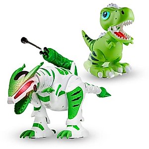 Power Your Fun Intellisaur Remote Control Dinosaur Robot for Kids and Robo Pets T-Rex Dinosaur Toy for Boys and Girls -Interactive Electronic Pets for Boys and Girls with Touch Sensors, LED Light Eyes