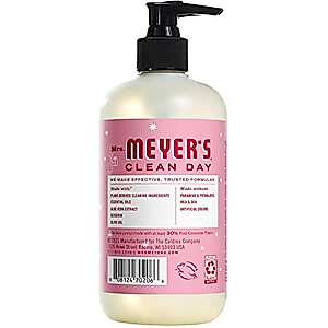 Mrs. Meyer's Kitchen Set, Dish Soap, Hand Soap, and Multi-Surface Cleaner, 3 CT (Peppermint)