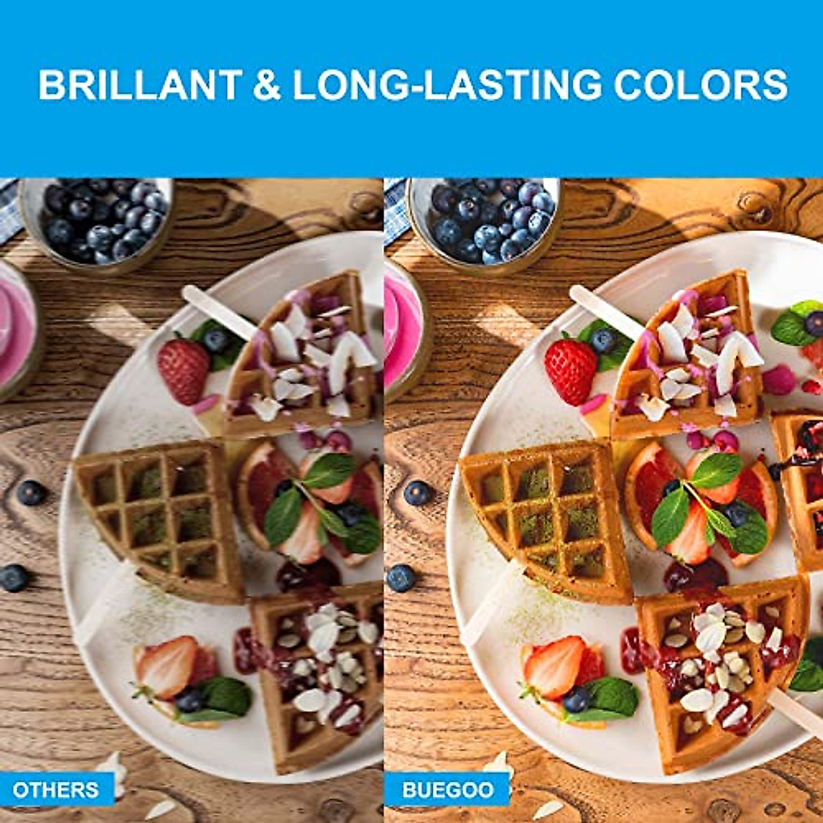 BUEGOO TK5272 Toner Cartridge, 4 Pack Black/Cyan/Magenta/Yellow TK-5272 1T02TV0US0 1T02TVCUS0 1T02TVBUS0 1T02TVAUS0 Compatible with Kyocera ECOSYS M6235cidn M6630cidn M6635cidn P6230cdn Printer