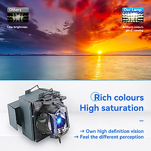 ZMSTLAMP BL-FU245A for Optoma EH412ST EH412 W412 X412 HD39HDR GT1080HDR Projector Replacement Lamp Bulb