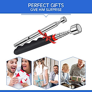 Telescoping Magnet Pick up Tools Include 20 lb Magnetic Tool and 3 lb Telescoping Magnet Stick Gadget for Hard to Reach Places Suitable for Birthday Father’s Day and Christmas (2)
