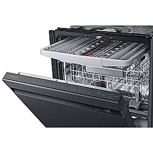 SAMSUNG DW80R9950UG Smart Linear Wash 39dBA Dishwasher in Black Stainless Steel
