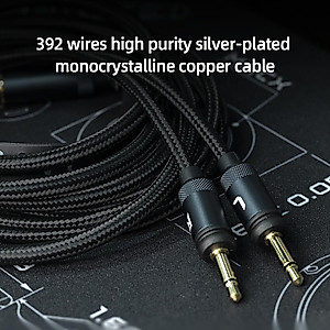 FIIO FT3 HiFi Studio 32ohm Wired Over-Ear/Open-Back Headphone, 60mm High-Performance Dynamic Driver Headset 3.5mmSE/4.4mm/6.35mm for Audiophiles/Stereo, Great-Sounding (32ohm)