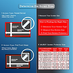 11.6" Laptop Screen Protector Blue Light Glare Filter (10.1" x5.7"/W x H) for with 11.6 Inch 16:9 Aspect Ratio Screen HP/Dell/Sony/Samsung/Lenovo/Acer/MSI/Razer Blade/LG Gram 11.6" Laptop