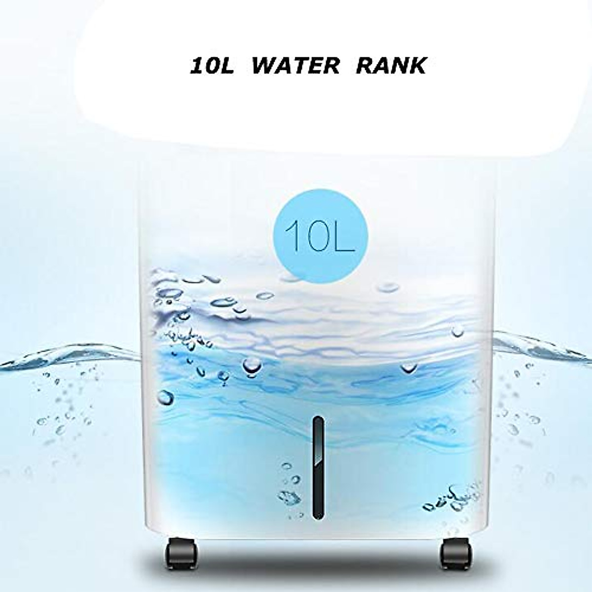 Cooling Fan Evaporative Cooler, with Remote Control Portable Bladeless Air Cooler, Electric Fan & Humidifier, 7H Timing,LCD Display, 3 Modes Air Conditioner for Indoor Home Office Dorms 55W Oscillati