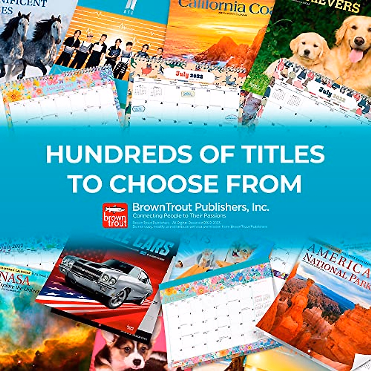 Classic Ford Pickups OFFICIAL | 2023 12 x 24 Inch Monthly Square Wall Calendar | Foil Stamped Cover | BrownTrout | Motor Truck