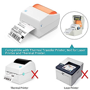 1000 Self Adhesive Address Labels Roll, 40mm x 19mm Office Kitchen Blank Sticker (Fridge Jam Spice Jar) White Sticky Stickers with Easy Write Surface by Binswloo