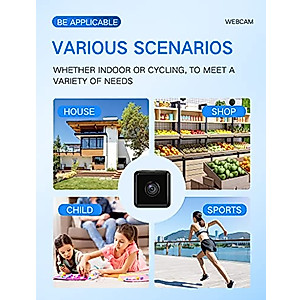 ZHOUCXZDA Hidden Spy Pet Outdoor Camera Wireless Cam Indoor WiFi Body Small Cameras, Dog Home Security Micro Camera Babysitter Surveillance Camera,Wireless Security Camera Compatible with Android