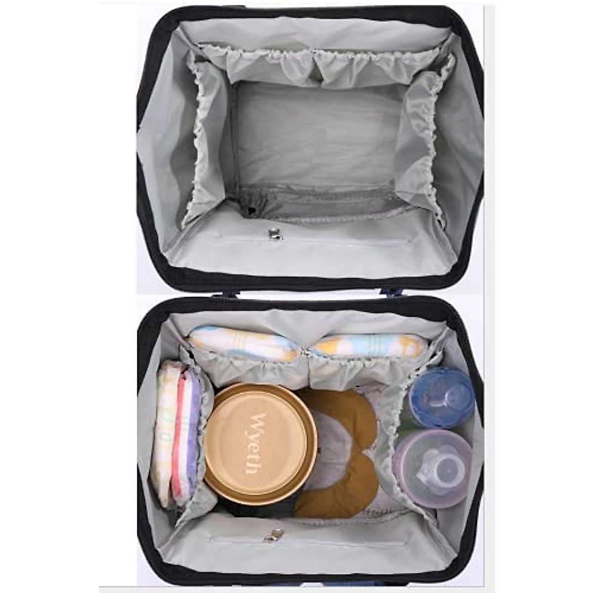 Diaper Bag Backpack, Japhet Multi-Function Waterproof Baby Bag for Boys Girls, Multifunctional Travel Diaper Backpack for Moms Dads, Large Capacity, Durable, Blue