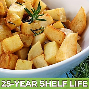 Nutristore Freeze Dried Potatoes | Premium Vegetables for Long Term Storage, Camping Meals or Recipes | Emergency Survival Canned Food Supply | Bulk #10 Can Veggies | 25 Year Shelf Life | 20 Servings