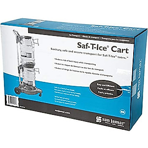 San Jamar SICART60 Saf-T-Ice Cart for use with 2 Saf-T-Ice SI6000