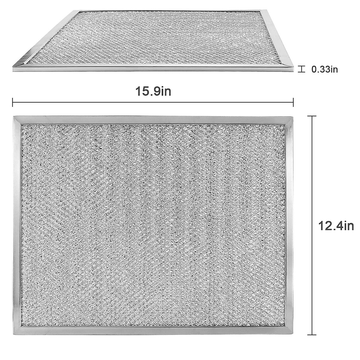 Fits for 203368 Honey-Well Electronic Air Cleaner for 16" x 12.5" Post Filter F300E F50F Series from AMI PARTS - 2 Pack