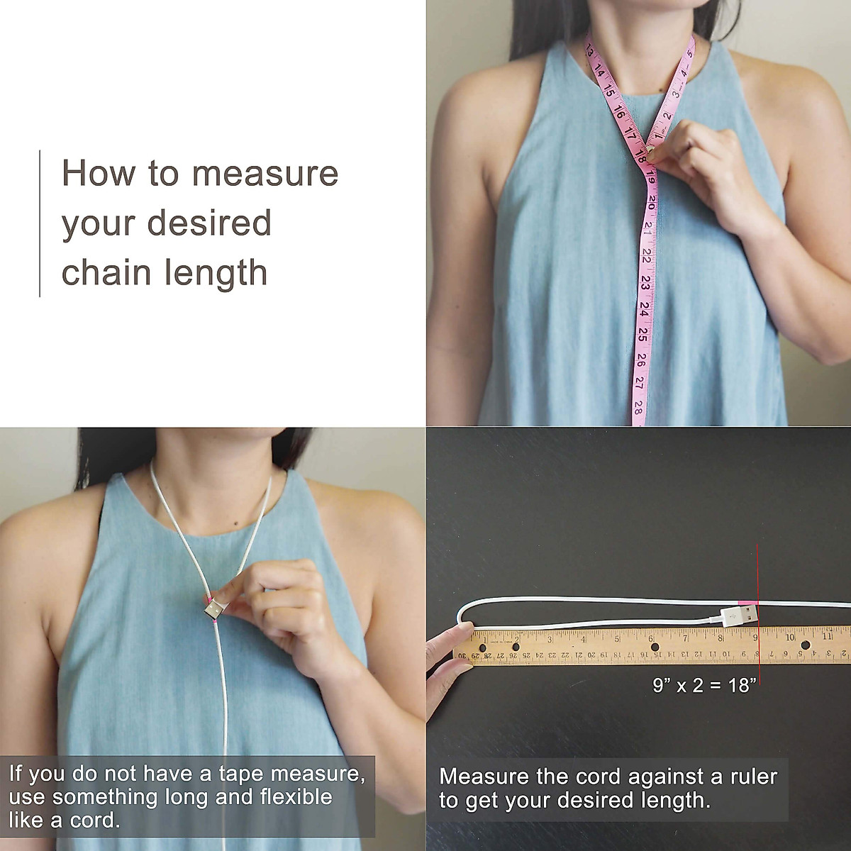 14kt Rose Gold Plated Sterling Silver 1.3mm Diamond-Cut Rope Chain Necklace Solid Italian Nickel-Free, 18 Inch