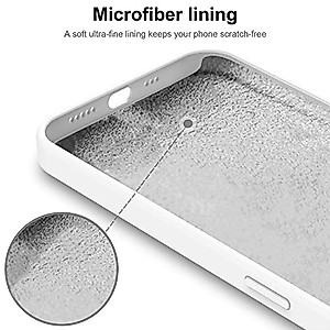 DEENAKIN for iPhone 12 Case,iPhone 12 Pro Case with Screen Protector,Soft Flexible Silicone Gel Rubber Bumper Cover,Slim Fit Shockproof Protective Phone Case for iPhone 12 Pro 6.1" White