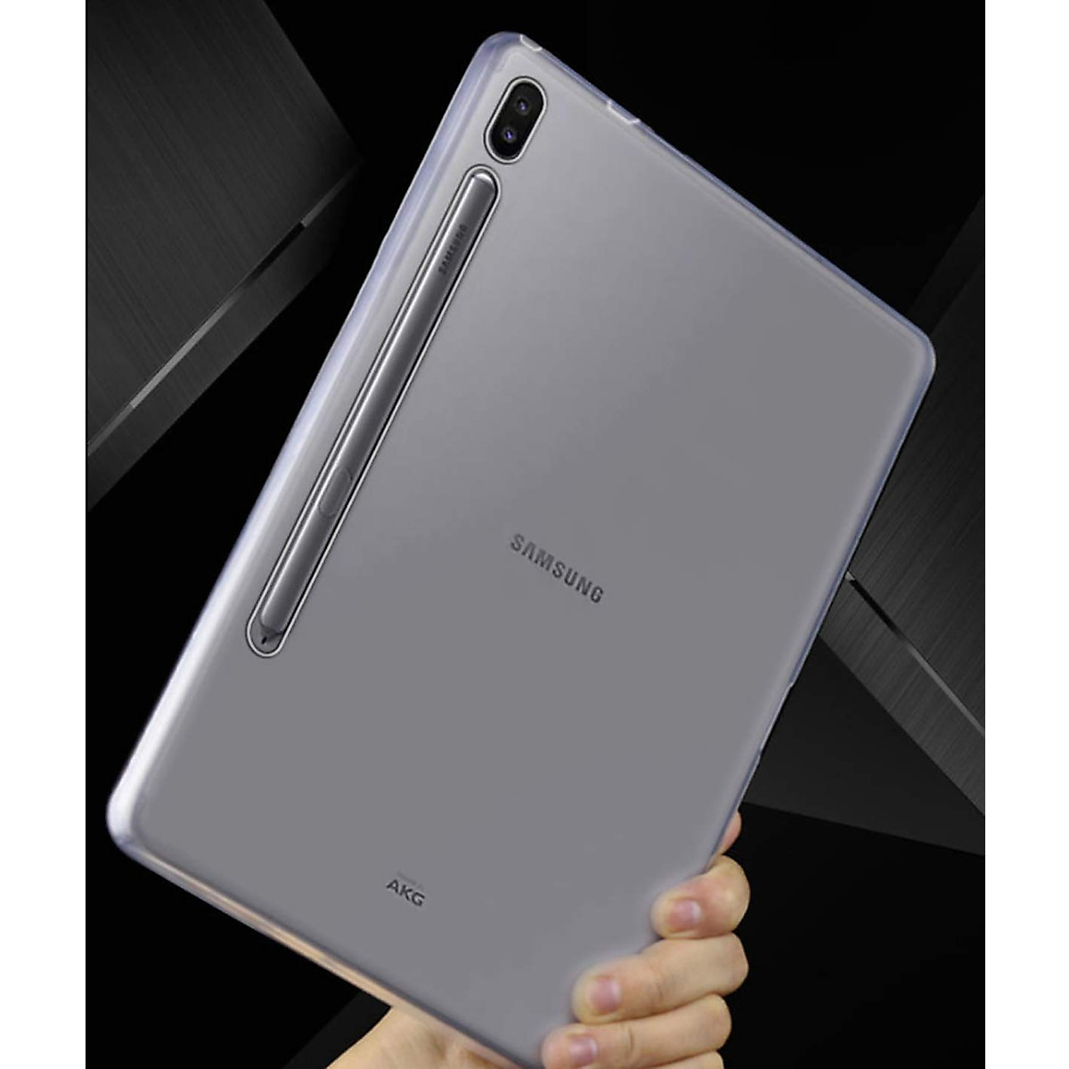 iCoverCase Compatible with Samsung Galaxy Tab S6 10.5 Inch T860/T865 Case, Lightweight Matte Translucent TPU Clear Case -Frosted Clear