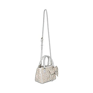Betsey Johnson Twinkle Satchel, Silver