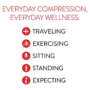 VIM & VIGR Cotton 20-30 mmHg Medical Grade Compression Socks (Navy Heathered, Small/Medium (1))