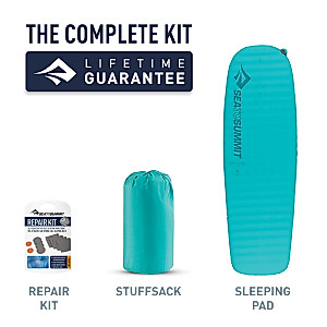 Sea to Summit Comfort Light Self-Inflating Foam Sleeping Pad for Camping and Backpacking, Women's Regular (67 x 21 x 2 inches)