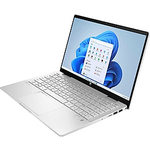 HP 2023 Pavilion x360 14" FHD Touchscreen 2-in-1 Laptop, 12th Gen Intel 10-Core i5-1235U (Beat i7-1195G7), 8GB DDR4 RAM, 512GB PCIe SSD, WiFi 6, Backlit KB, FR, Windows 11, BROAGE Cable
