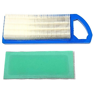 Briggs & Stratton Replacement Air Filter for Briggs & Stratton 697153, 697014, 697634, 698083, 795115; Includes Pre-Filter 697015