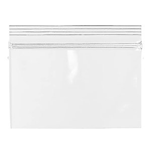 GPI - 5" X 3" 100 Count, 2 Mil Clear Reclosable Zip Plastic Poly Bags with Resealable Lock Seal Zipper for Snack, Candy, Nuts, Cookies, Sewing Supplies, Beads.