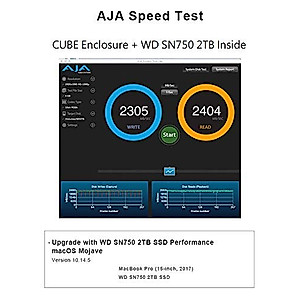 TEKQ Cube Thunderbolt 3 SSD Enclosure, Up to 2800MB/s Read Write, Support Thunderbolt 4, USB 4, Compatible with WD SN580, SN750 SE, SN770, SN850, SN850X Crucial P3 Plus, P5, P5 Plus