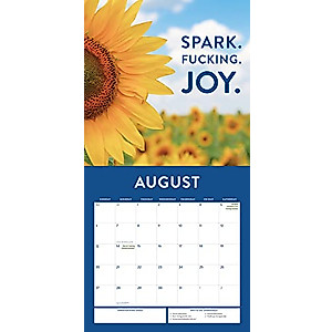 2023 Chill the F*ck Out Wall Calendar: Find Calm and Get a Fresh F*cking Start This Year (Funny 12-Month Calendar, White Elephant Gag Gift for Adults)