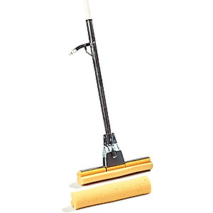 SPARTA Flo-Pac Sponge Mop Roller Mop for Cleaning, 12 X 51 Inches, Silver, (Pack of 6)