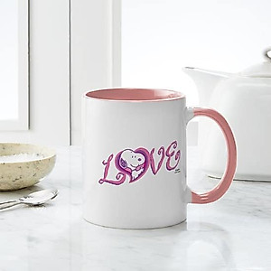 CafePress Snoopy Love Ceramic Coffee Mug, Tea Cup 11 oz