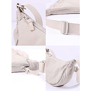 XPONNI Purses for Women Crossbody Bag Sling Bags for Women Crossbody Sling Bags for Women Small Sling Bag (Beige)