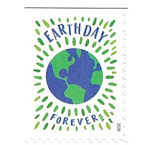 USPS Earth Day (Booklet of 20) Save Earth, Recycle, Awareness, Thank You, Climate, Party First Class Forever Postage Stamps Scott #5459