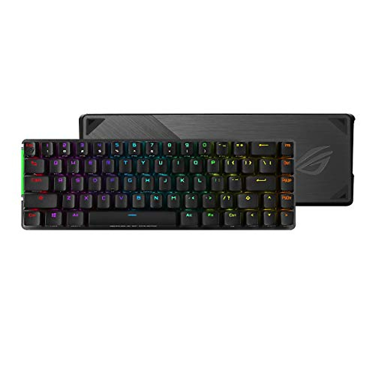 ASUS ROG Falchion NX 65% Wireless RGB Gaming Mechanical Keyboard | ROG NX Red Linear Switches, PBT Doubleshot Keycaps, Wired / 2.4G Hz, Touch Panel, Keyboard Cover Case, Macro Support (Renewed)