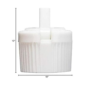 Natural Farms 8 oz Plastic Flip Top Pour Spout Bottles - 12 Pack - for Essential Oils, Perfumes, Lotions