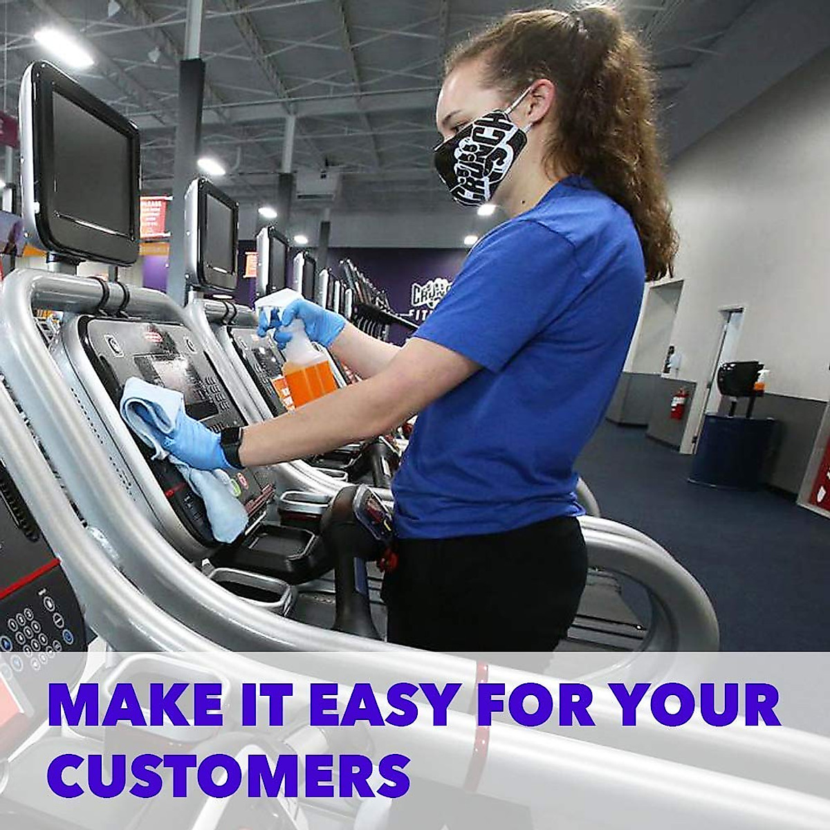 Crebri Wall Hooks for Spray Bottle, Salf-Adhesive Spray Bottle Holder, for Spray Bottles up to 32 oz - White, 2 Pack