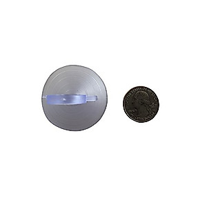 Clear Plastic Suction Cups with Loops - 4.5 cm (1.75 in) Wide, Set of 10, for Glass Windows, Windshield, Tile, Kitchen, Bathroom Mirror, Shower Wall, Terrarium, Car Window, Office, Hangers, Kit