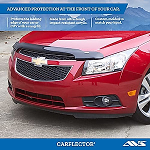 Auto Ventshade [AVS] Carflector Hood Shield | 2010 - 2012 Nissan Altima, Medium Profile - Smoke, 1 pc. | 20733