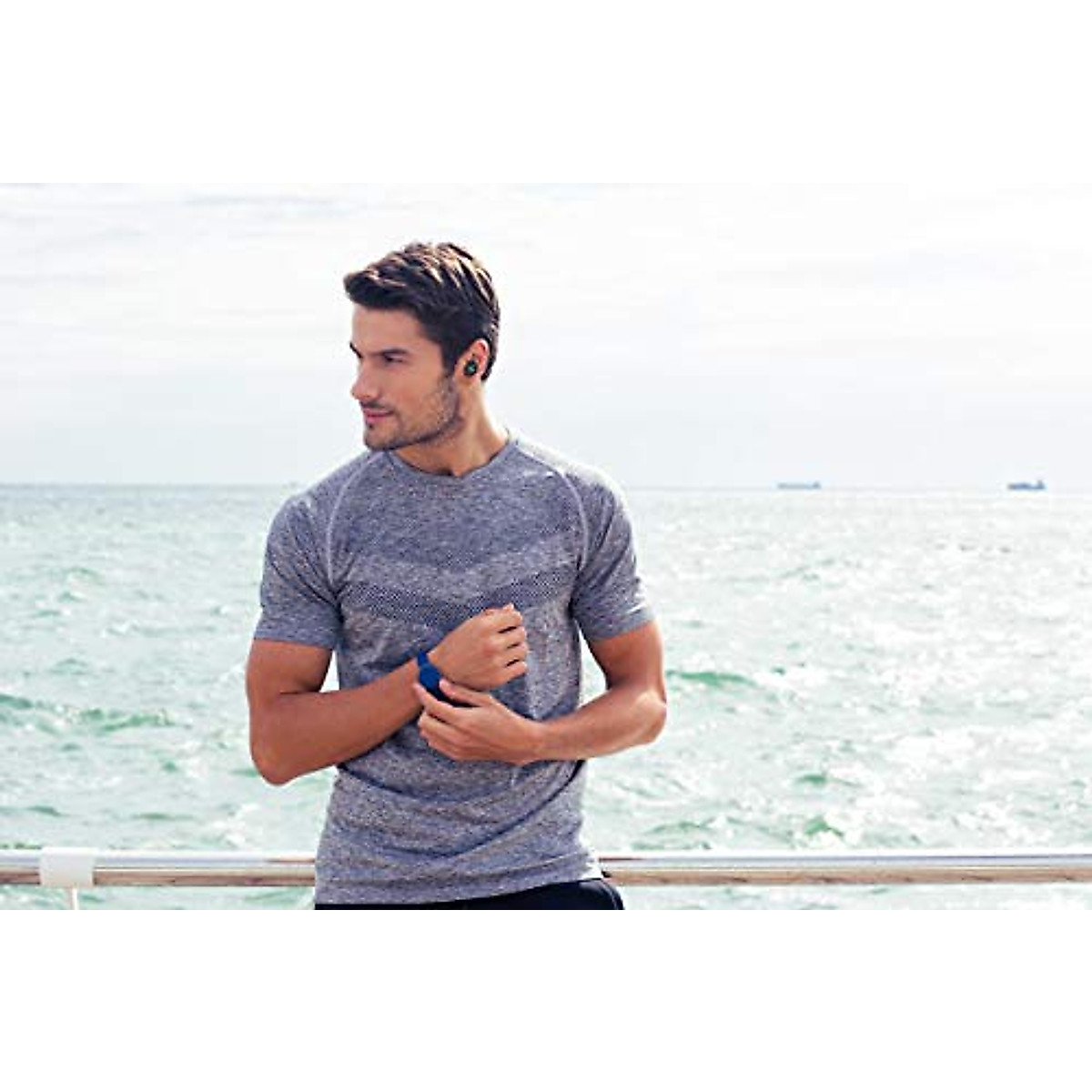 Altec Lansing MZX658 True Evo Waterproof Bluetooth Sport Earphones with Qi Wireless Charging Case