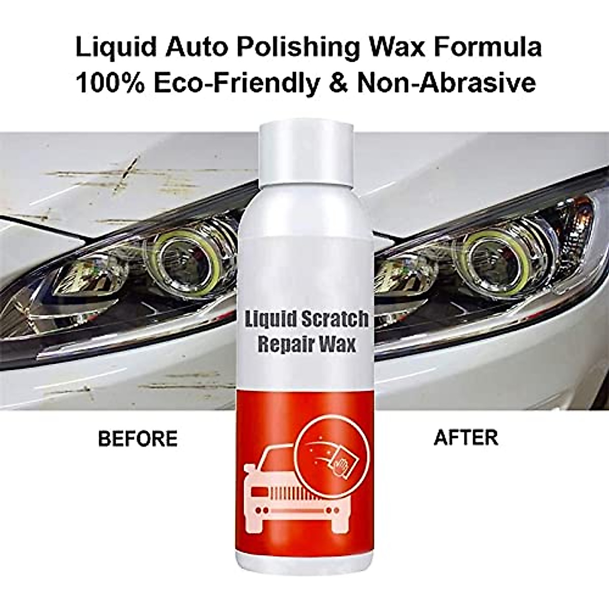 Autodoc Liquid Scratch Repair Wax,Liquid Car Polishing Agent,Anti-Scratch Hydrophobic Polish Nano Coating Agent,Car Surface Scratch Remover for Car nterior, All Surfaces (30ml)