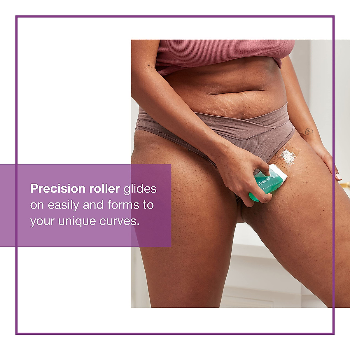 Schick Hydro Silk Sugar Wax Roller for Body + Pubic, Roll On Body Wax Kit, Soft , Hair Removal Wax, Bikini Line Hair Removal