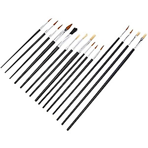 Artbox Wooden Handle Paint Brush (Pack of 15)