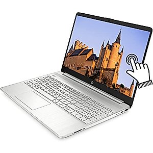 HP 2021 Latest Pavilion 15.6 FHD Touchscreen Laptop Computer, 10th Gen Intel Quard-Core i7-1065G7, 802.11AC, Webcam, Bluetooth, Windows 10, Silver, CUE Accessories (16GB DDR4, 1TB SSD)