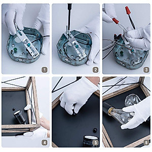 VILUXY Retro Industrial Rectangle Flush Mount Ceiling Light Fixture with Wood Shade for Hallway, Entryway, Passway, Dining Room, Bedroom, Balcony Living Room Two-Light